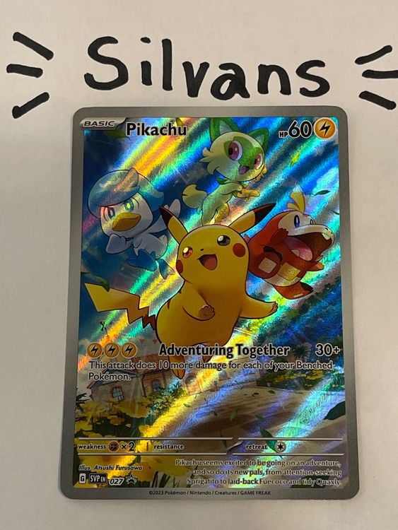 Pikachu Black Star Promo SVP027 Englisch | Kaufen auf Ricardo