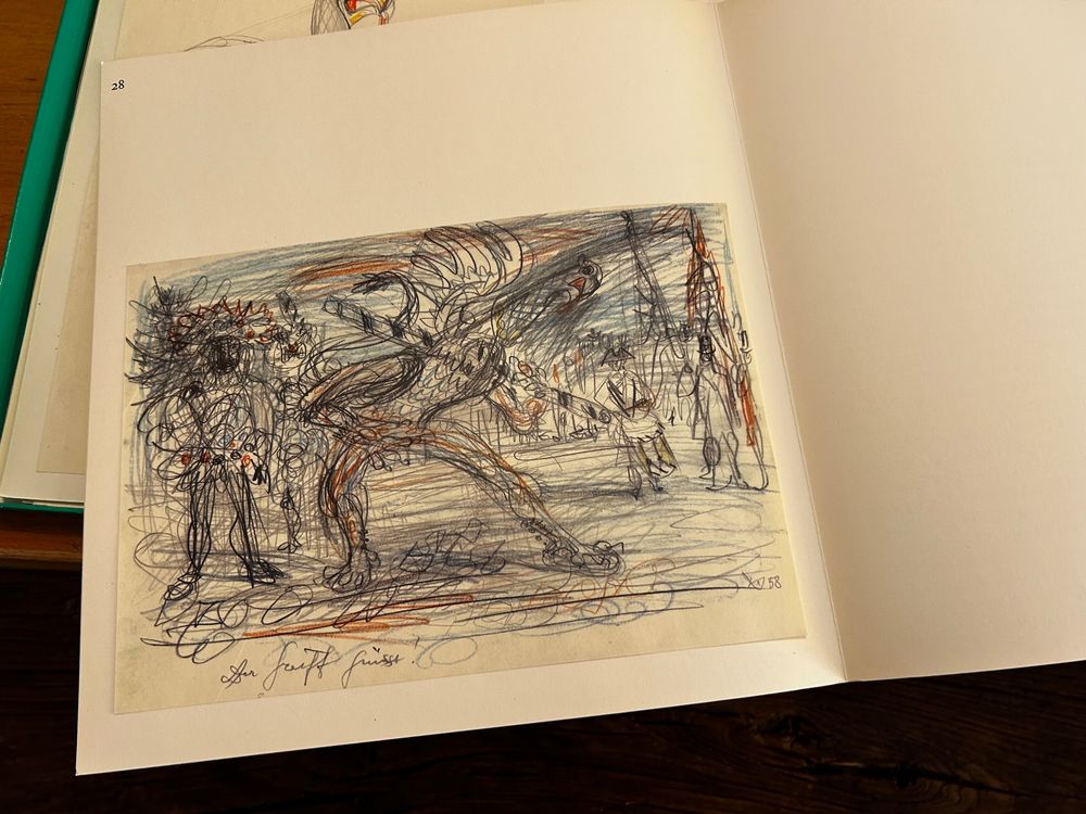 Vogel Gryff - 35 Zeichnungen von Hans Fischer (Gebraucht) in Basel für ...
