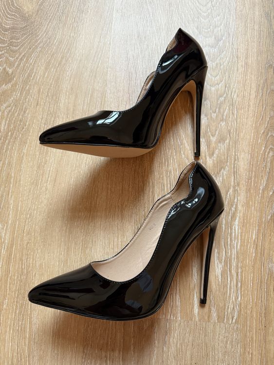 Escarpins noir vernis talons aiguilles Voaboasy , p.39 (Neuf (Voir ...