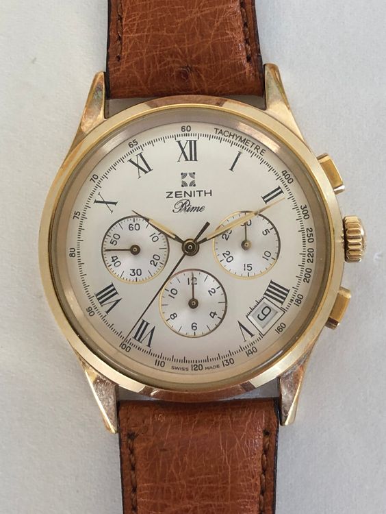 ZENITH Prime - El Primero - Handaufzug - Datum - SEHR SELTEN (Neu ...