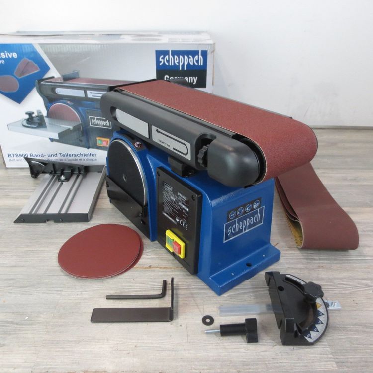 Scheppach BTS900 Band- und Tellerschleifer Bandschleifer (Neu (gemäss ...