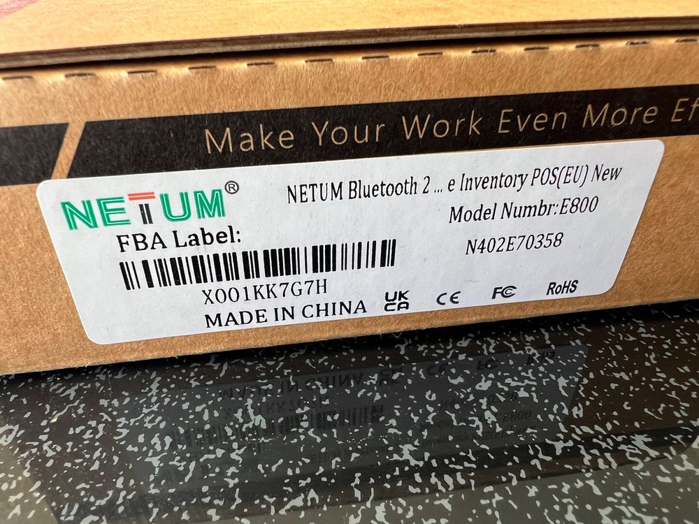 NETUM E800 Wireless Bluetooth 1D QR /2D-Barcode-Scanner (Neu (gemäss ...