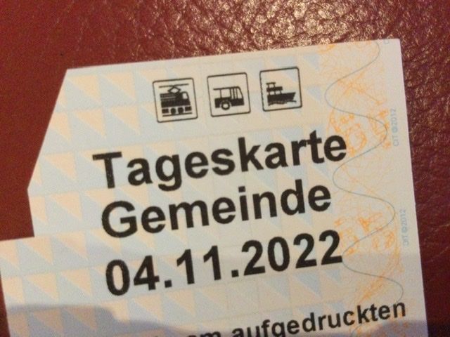 Carte journalière CFF 04/11/2022 (Neu und originalverpackt) in Genève ...