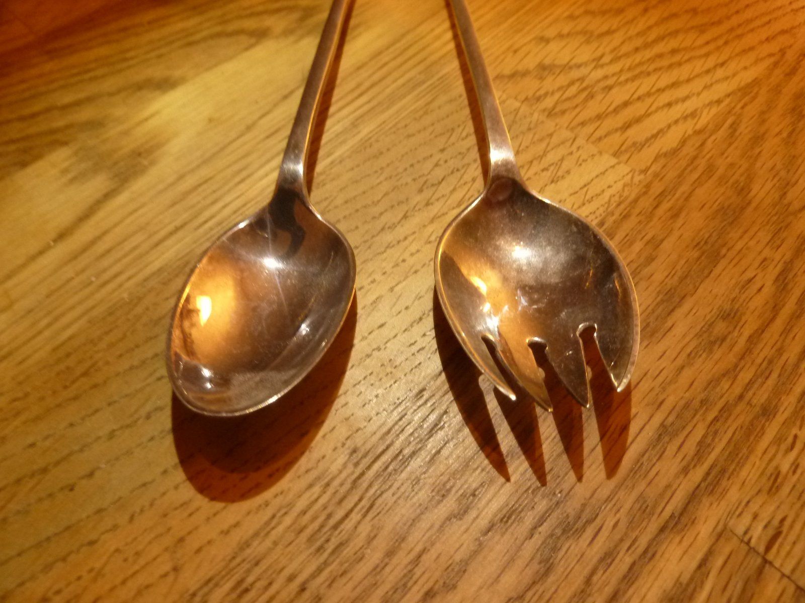 JB EPENS Sheffield England Dessert Eis Gabel Löffel Silbern (Gebraucht ...