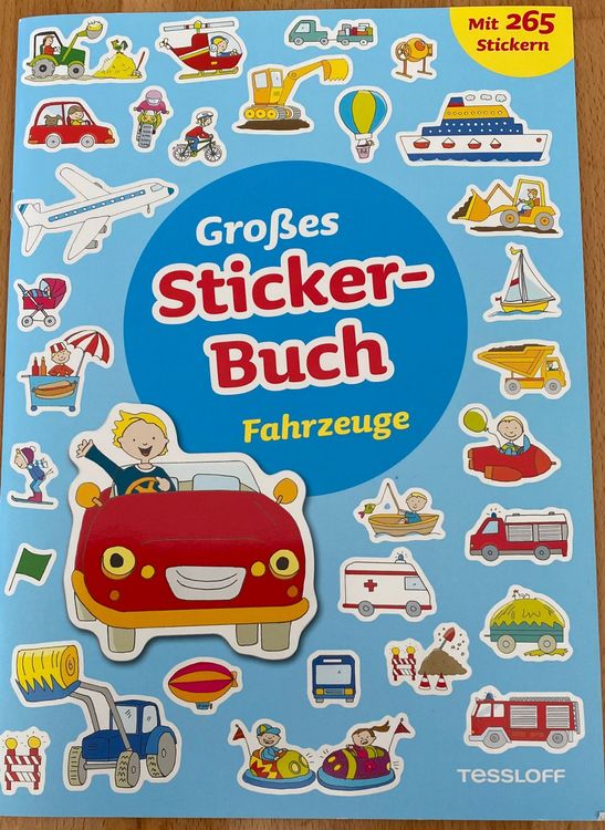 Grosses Sticker Buch Fahrzeuge 265 Sticker Auto Baustelle Sc (Gebraucht ...