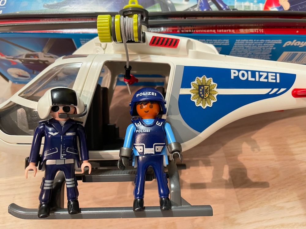 Playmobil City Action Cooler Polizei-Helikopter (6874) (Gebraucht) in ...