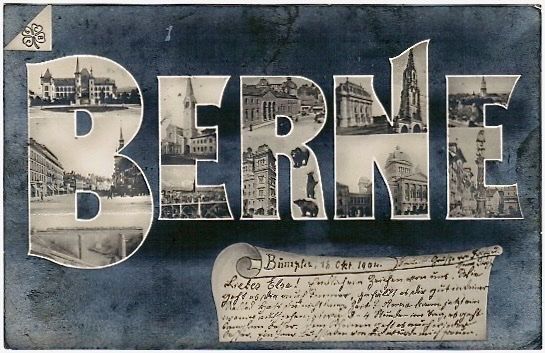 BERN(E) mit Details der Karte ca. 1900 (Gebraucht) in Oberdorf BL für ...