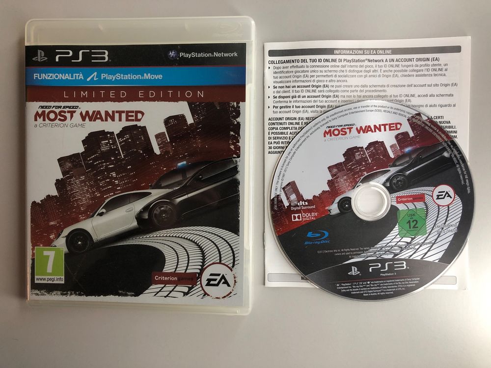 Need for speed most wanted - PS3 (Gebraucht) in St.gallen für CHF 5 ...