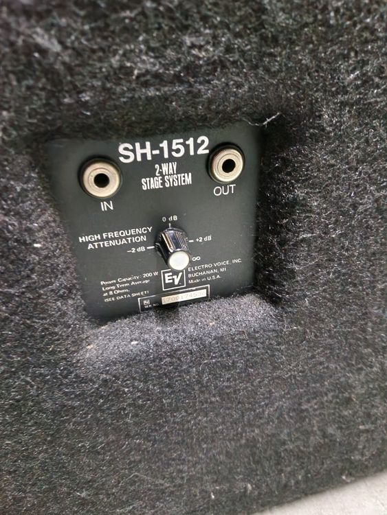 Elektro Voice EV SH 1512 PA Boxen 15" mit Peavey Endstufe (Gebraucht) in Burgdorf für CHF 220 ...