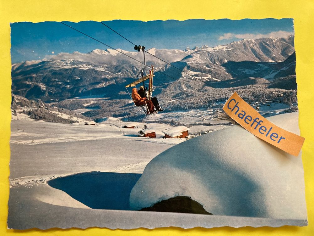 C 383 Flims, Sesselbahn auf Foppa mit Stätzerhörner (Gebraucht) in Zürich für CHF 4 – mit ...