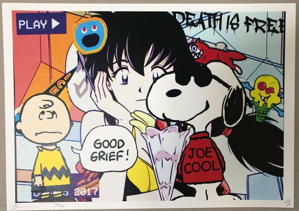 Death NYC: Snoopy & Charlie Brown, POP ART, signiert (Neu (gemäss ...