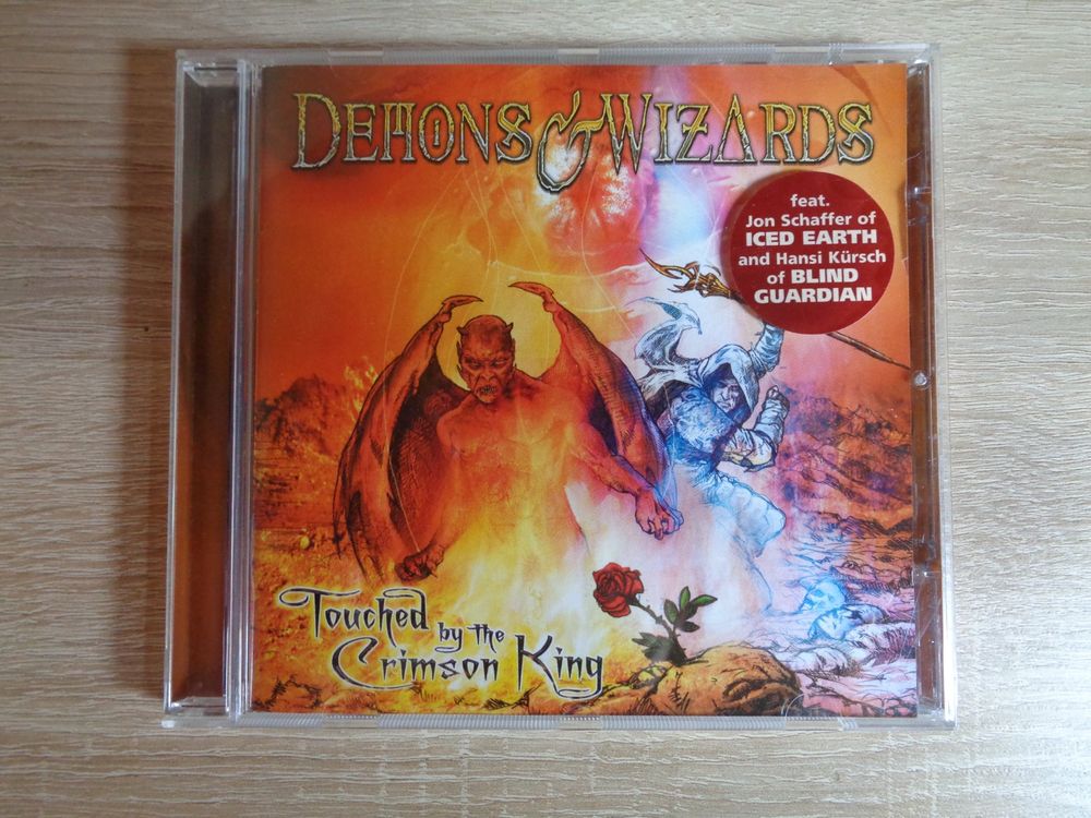 DEMONS & WIZARDS - TOUCHED BY THE CRIMSON KING ( RARE CD ) (Gebraucht ...