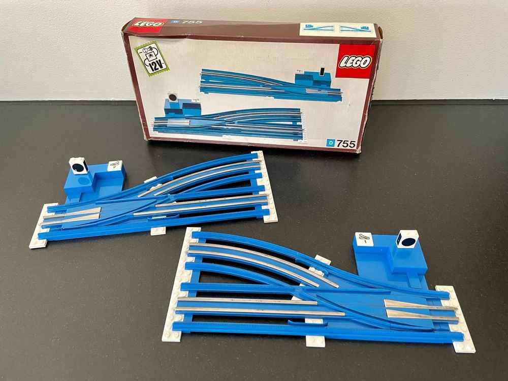 755 LEGO - 2 Weichen - um 1975 mit Originalverpackung (Gebraucht) in ...