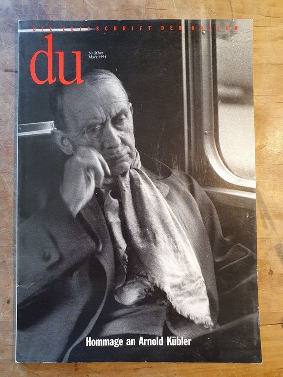 DU - Die Zeitschrift für Kunst und Kultur – 3 / 1991 (Gebraucht) in ...