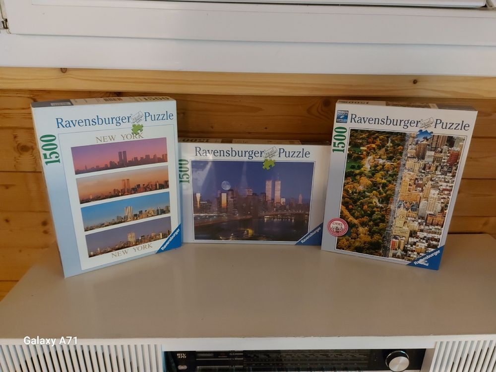 3x Puzzle New York 1500 Teile (Gebraucht) in Rumisberg für CHF 11 – mit Lieferung auf Ricardo kaufen
