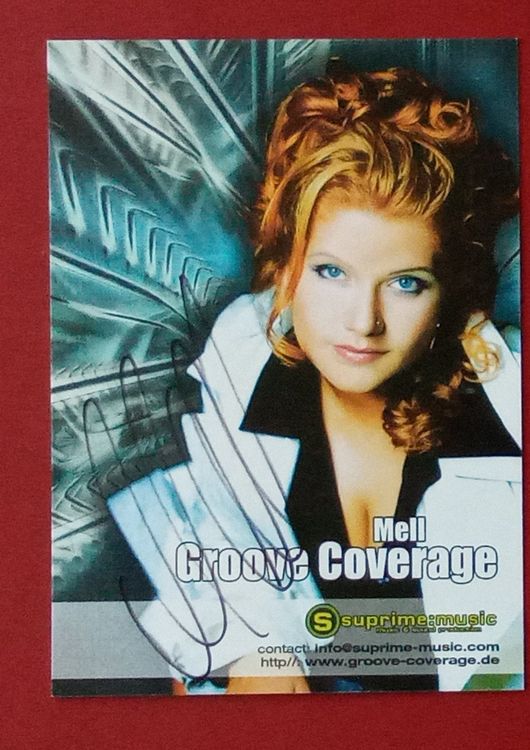 Melanie „Mell“ Münch & DJ Novus Groove Coverage Autogramme (Gebraucht ...