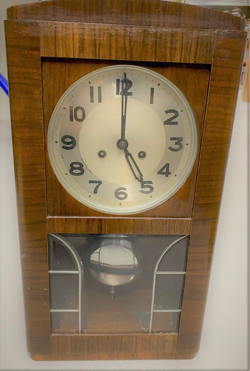 antike original Friedrich MAUTHE Wanduhr ca 1920/30 Germany (Defekt) in ...