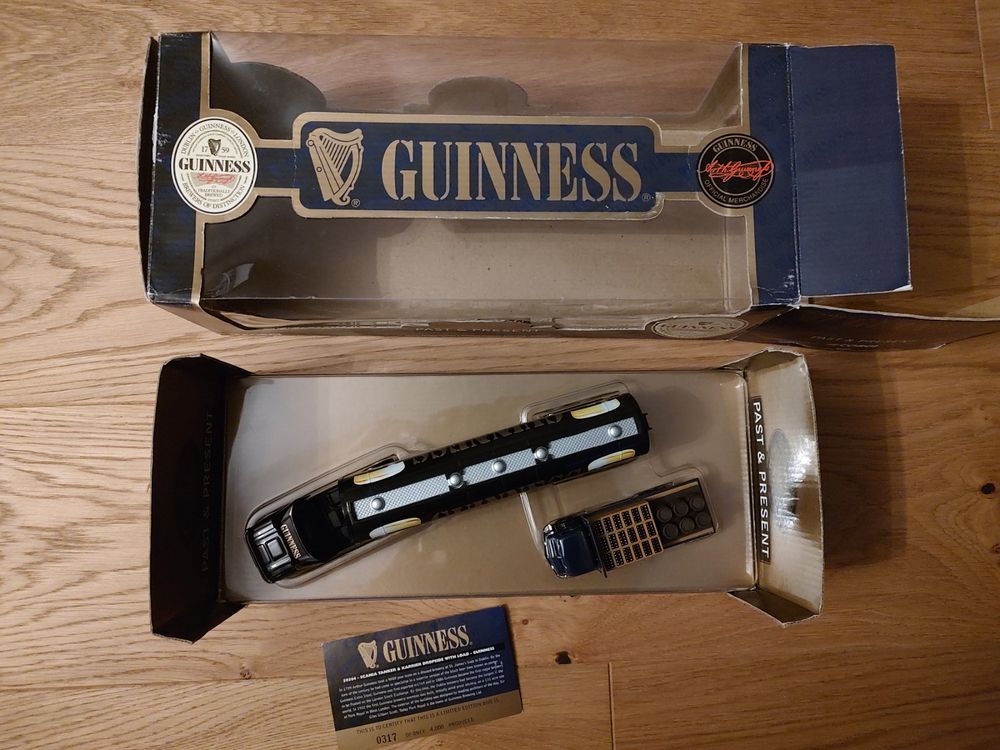 Corgi 59564 Scania Tanker&Karrier Dropside With LoadGuinness (Neu ...