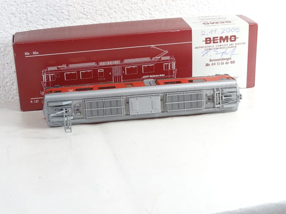 Bemo 1269 102 Triebwagen ABe4/4 Brusio 52, Rot, H0m, OVP (Gebraucht) in ...