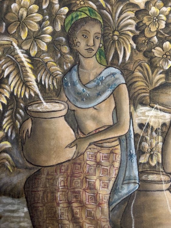 I Wayan MATRA (1962), Bali, Indonésie, huile sur toile signé (Gebraucht ...