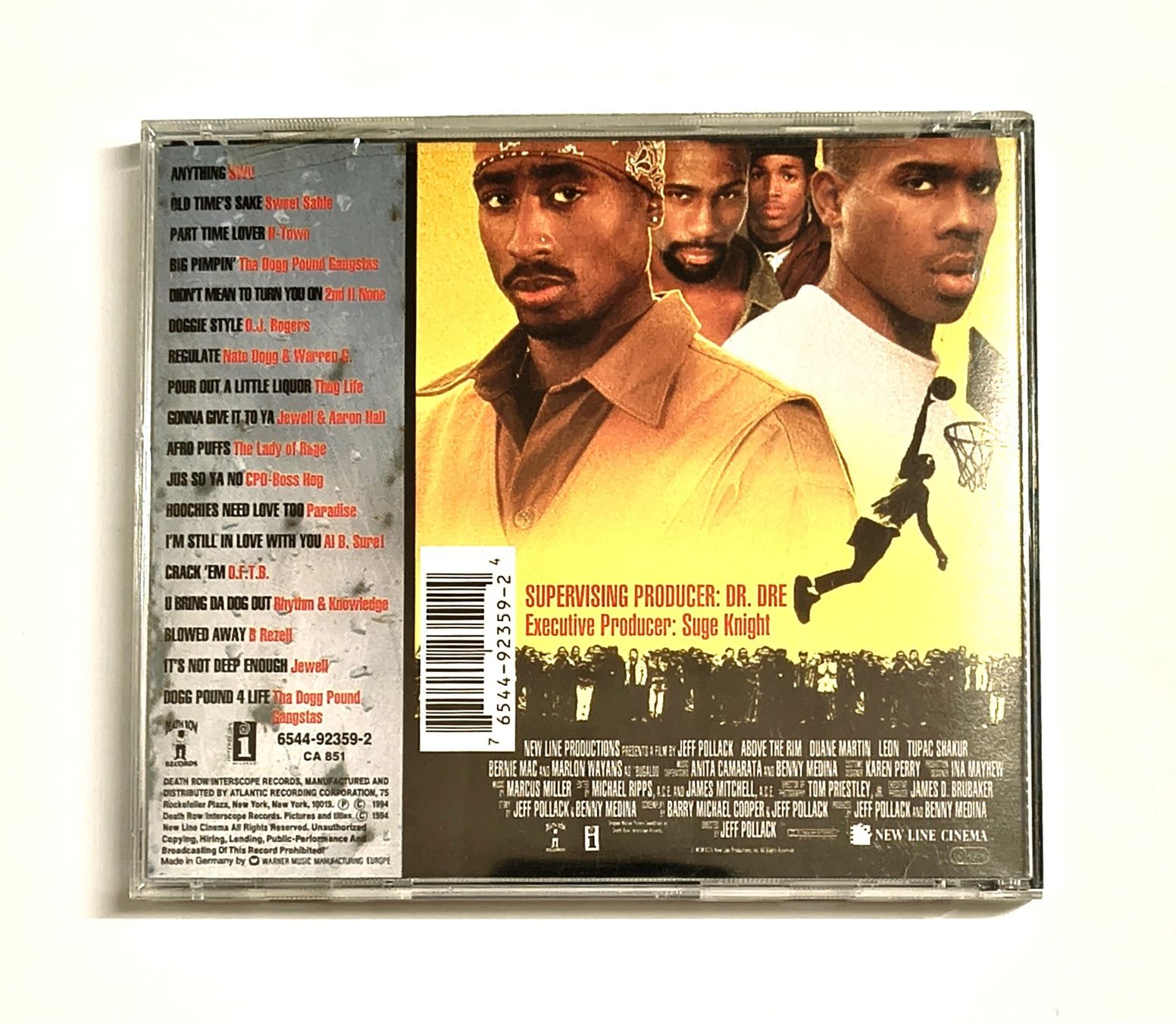 Original Above The Rim Soundtrack CD - Top Zustand! (Gebraucht) in ...
