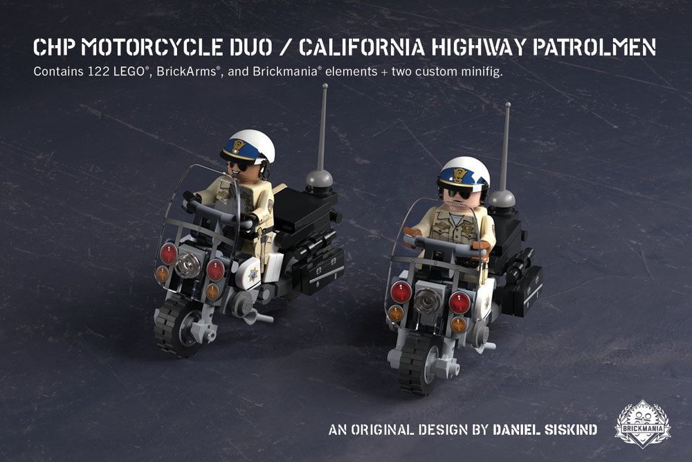 Brickmania CHP Motorcycle Duo - California Highway Patrolmen | Kaufen ...