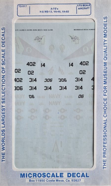 Original Microscale Decal Set Aviatik A-7 1/72 | Kaufen auf Ricardo