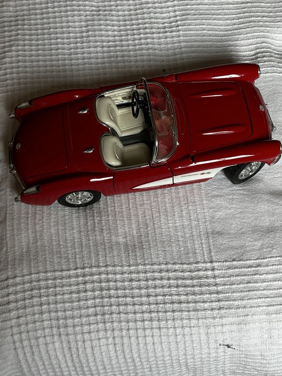 Chevrolet Corvette 1957 von Burago made in Italy , Länge 24 (Gebraucht ...