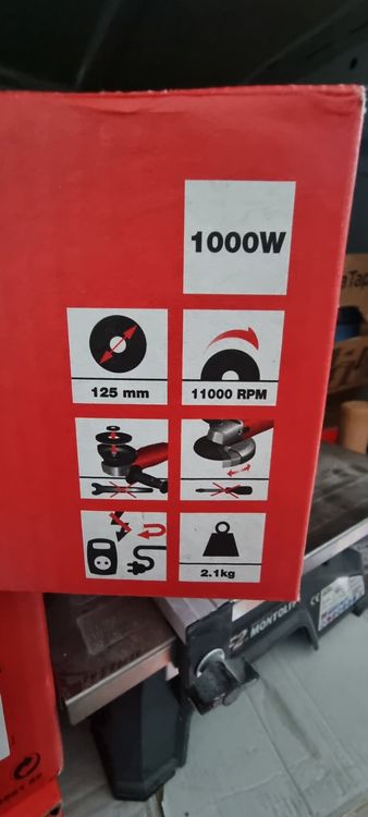 Milwaukee Winkelschleifer AG 1000-125 EKX mit Fixtec Schnell (Neu und originalverpackt) in ...