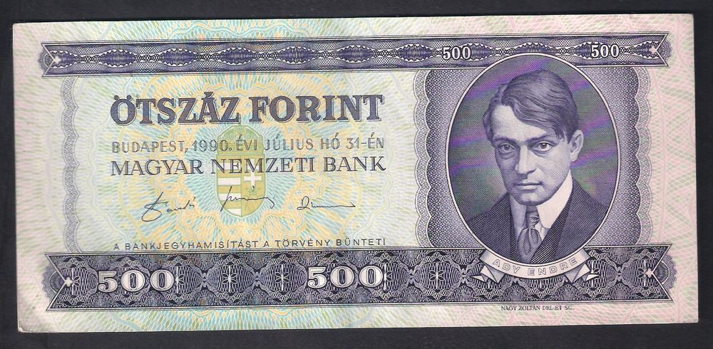Hungary 500 Forint 1990 Gebraucht | Kaufen auf Ricardo