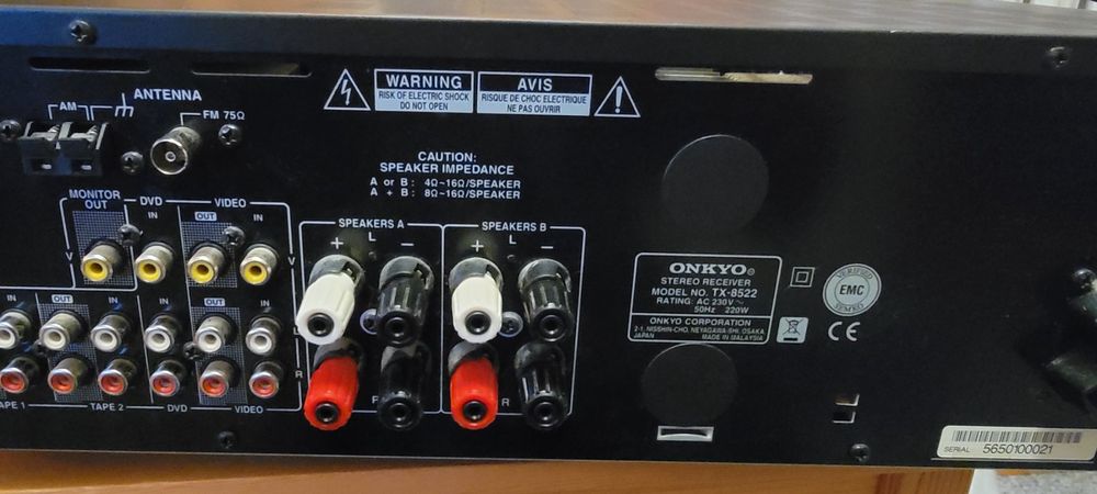 Onkyo TX-8522 RDS Stereo Receiver mit Fernbedienung (Gebraucht) in ...