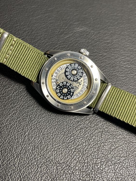 1970 Watch Vintage Tenor Dorly Jump Rare Steel Uhr Montre (Gebraucht ...