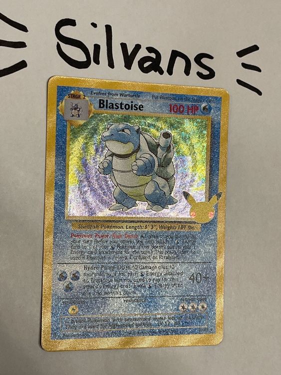 Blastoise Base Set 2/102 Celebrations Anniversary 25th EN (Neu (gemäss ...