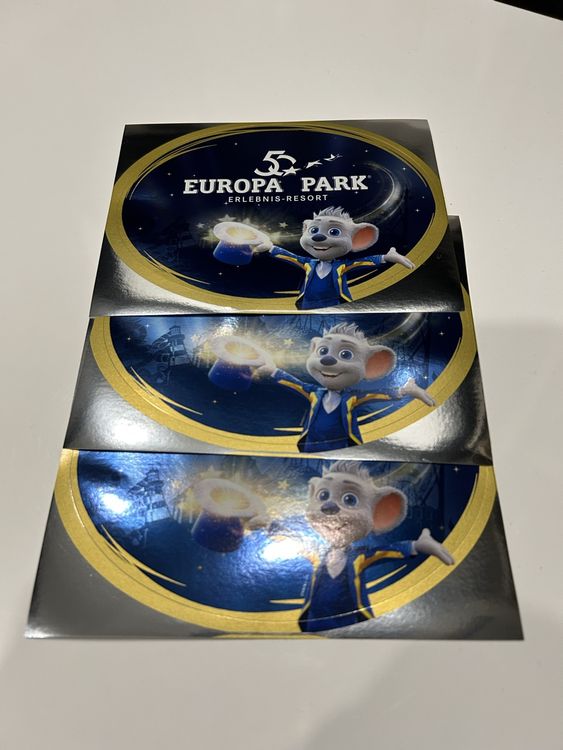 50 Jahre Europa-Park Sticker / Aufkleber (Neu und originalverpackt) in Wolfwil für CHF 8 – mit ...