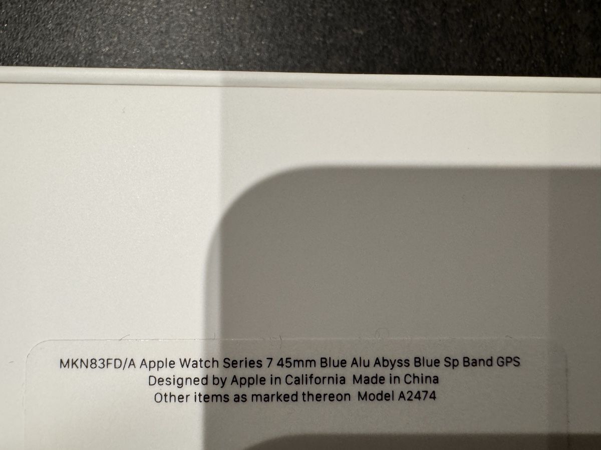 Apple Watch Series 7 (45mm) – Blau Aluminium GPS – Full Set (Gebraucht ...