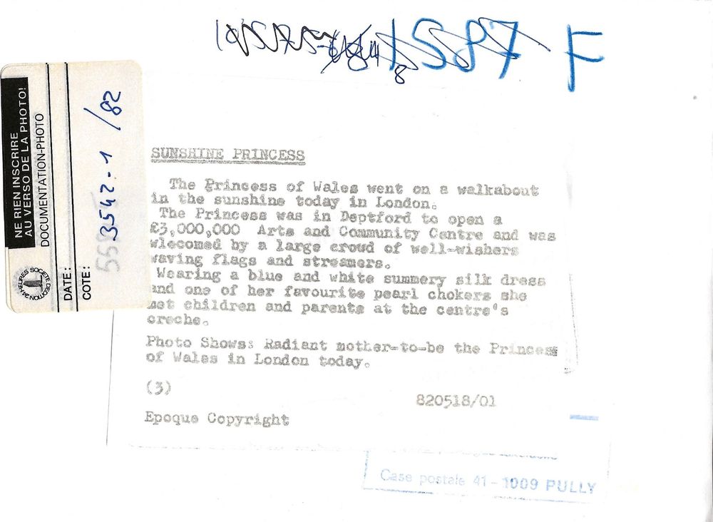 Sunshine Princess - Princess Diana, schwanger, 1982 | Kaufen auf Ricardo