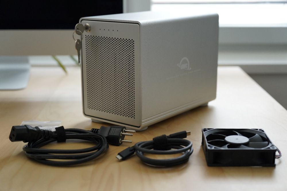 OWC Mercury Elite Pro Quad USB-C - 4-bay HDD Enclosure - OVP (Gebraucht ...