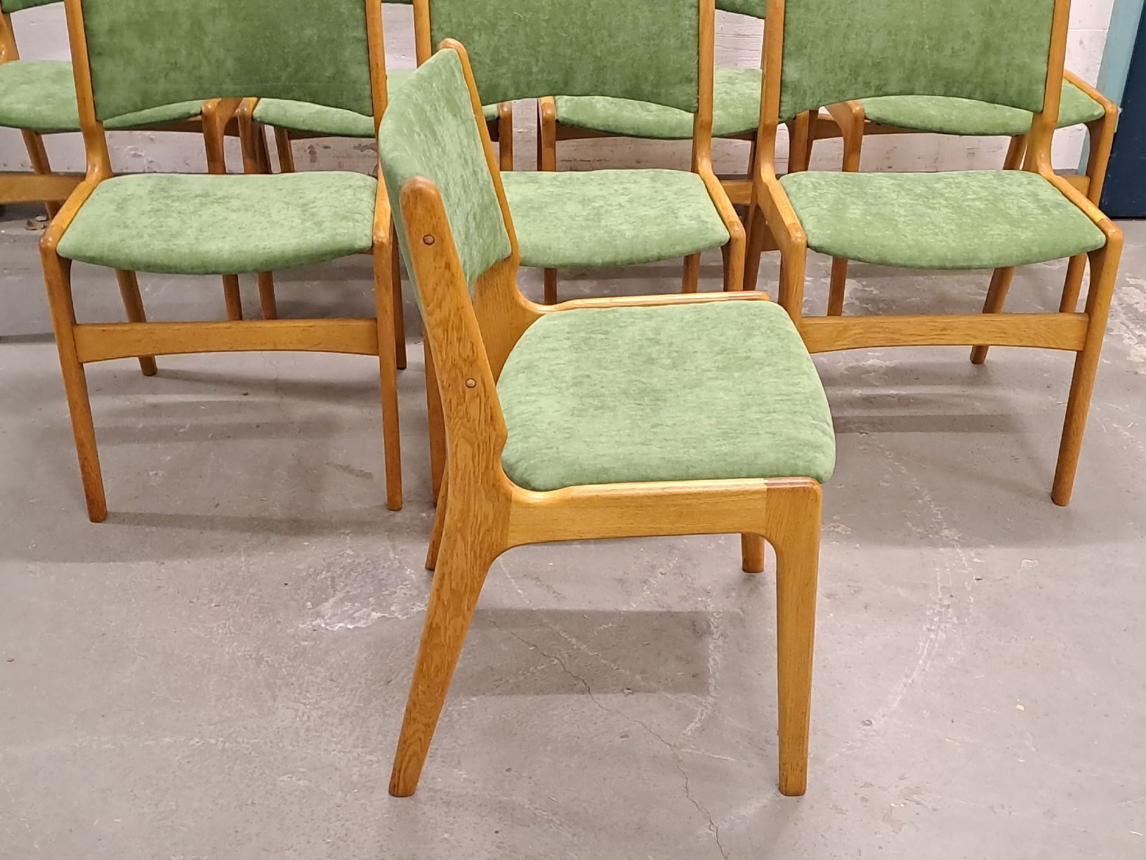 8 chaises danoises vintage design E. Buch 1960 (D'occasion) à Le Grand ...