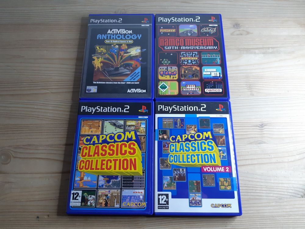 Retro Games Set Namco Museum Activision Anthology Capcom PS2 (Gebraucht ...