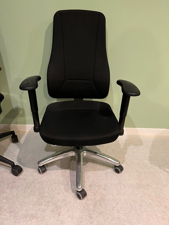chaise de bureau - office chair - Bürostuhl - noir - black 2 (Gebraucht) in Genf für CHF 15 ...