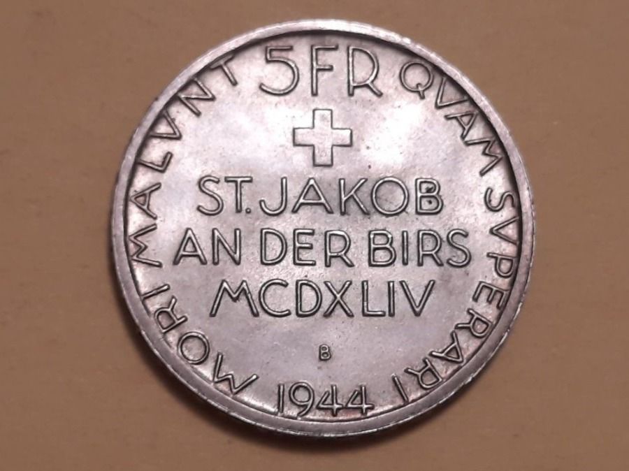 Schweiz Gedenkmünze 5 Franken 1944 Silber (Gebraucht) in Buchs SG für CHF 14 – mit Lieferung auf ...