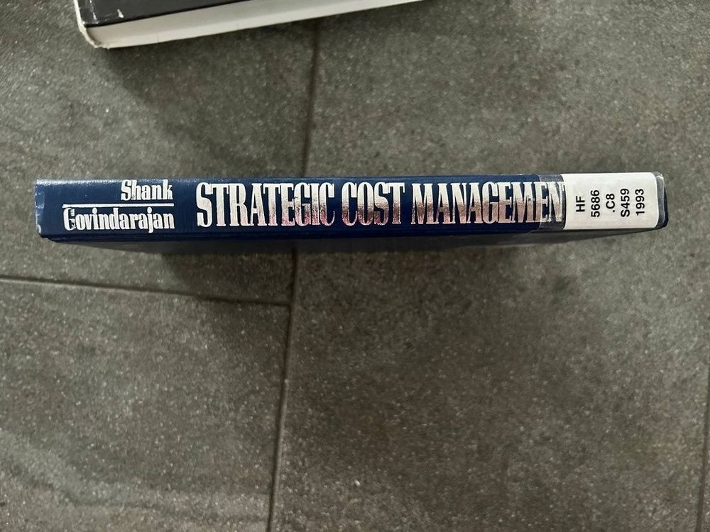 Strategic Cost Management - Shank Govindarajan | Kaufen auf Ricardo Strategic Cost Management - Shank Govindarajan | Kaufen auf Ricardo