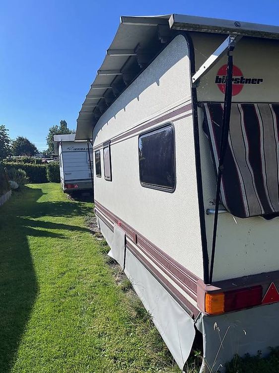 Bürstner Lux Wohnwagen Vorzelt Original Bj 1991 In