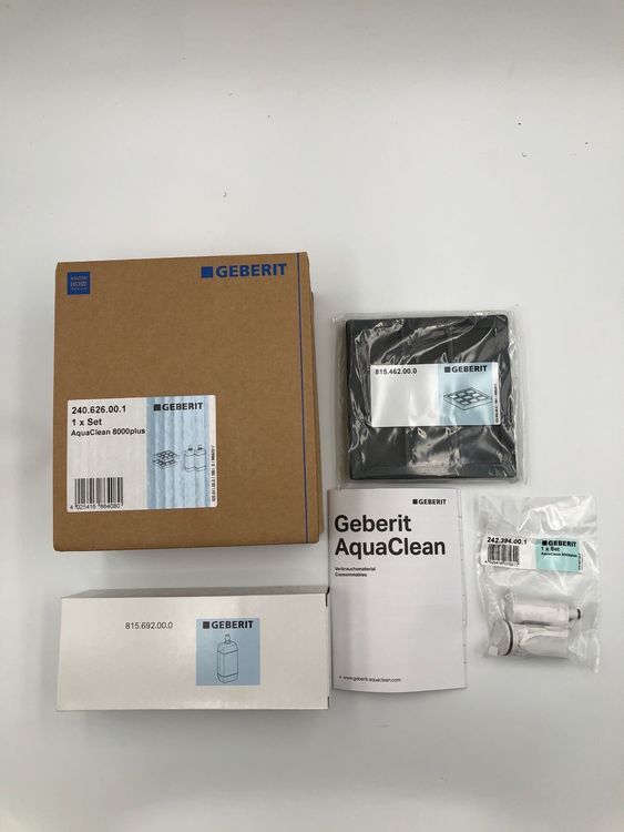 Geberit Aqua Clean 8000plus Filter/Reinigungmittel (Neu und ...