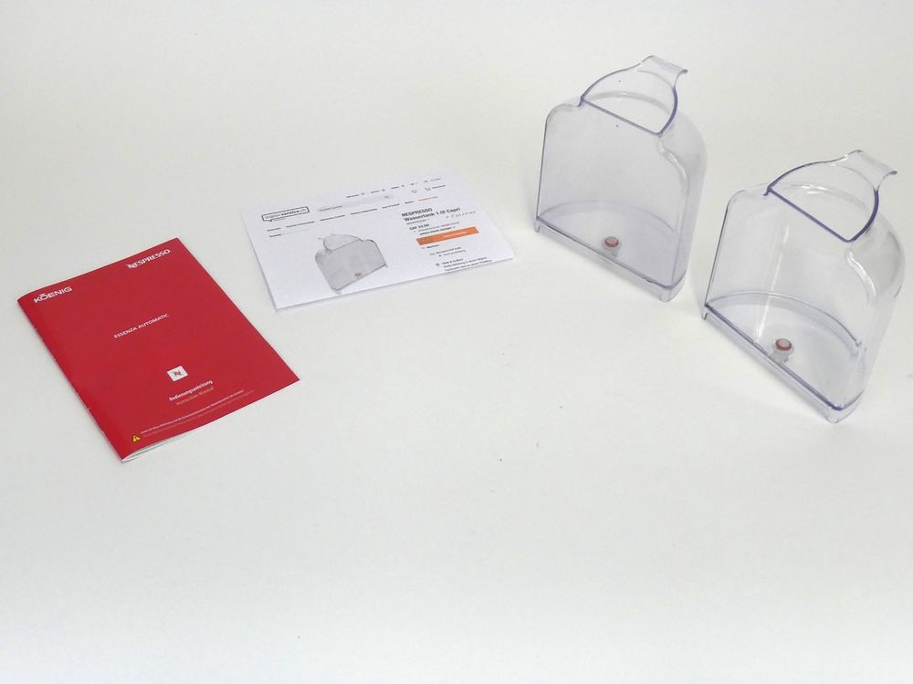 2x Nespresso Wassertank 1 Liter Capri (Gebraucht) in Urtenen-Schönbühl ...