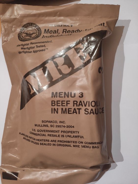 US Army MRE Meal ready to eat | Kaufen auf Ricardo