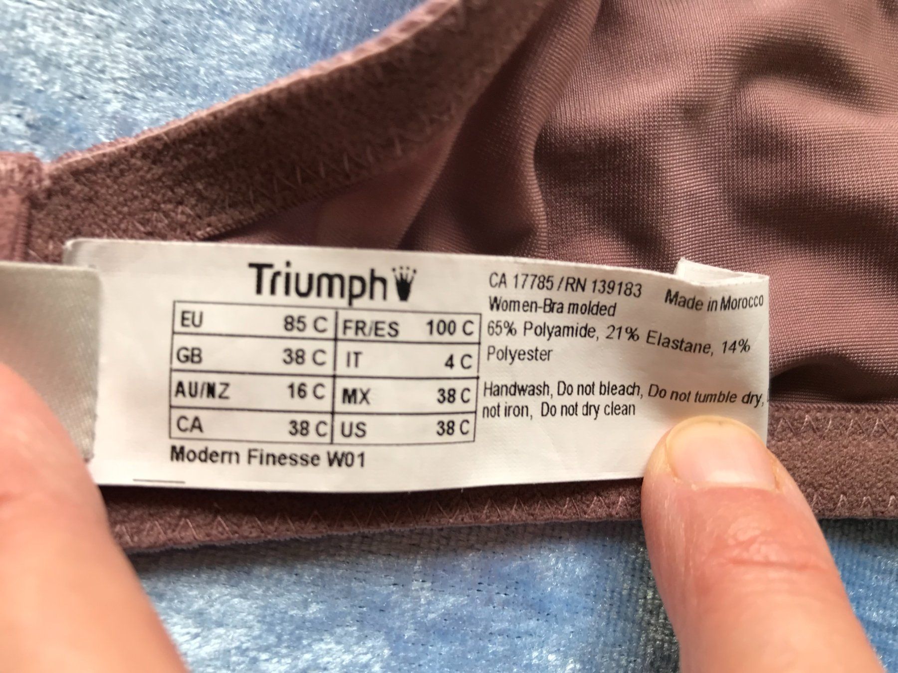 Triumph BH, Grösse 85C | Modell Modern Finesse W01 (Neu (gemäss Beschreibung)) in Brunnenthal ...