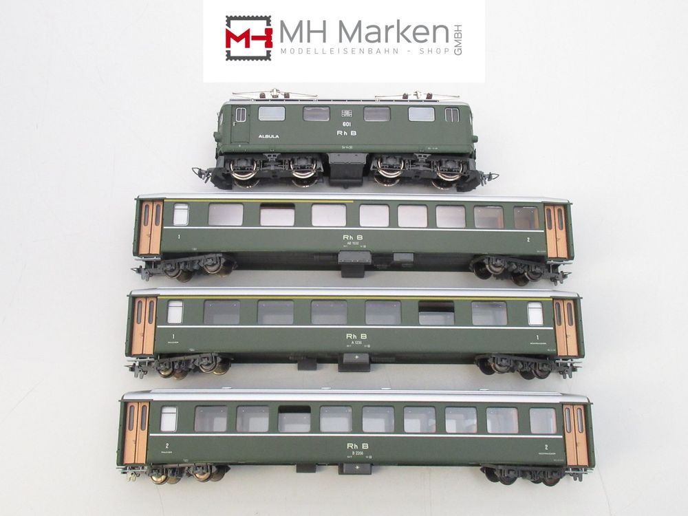 Bemo 7215 100 RhB Zugset 4tlg. DC Analog H0m | Kaufen auf Ricardo