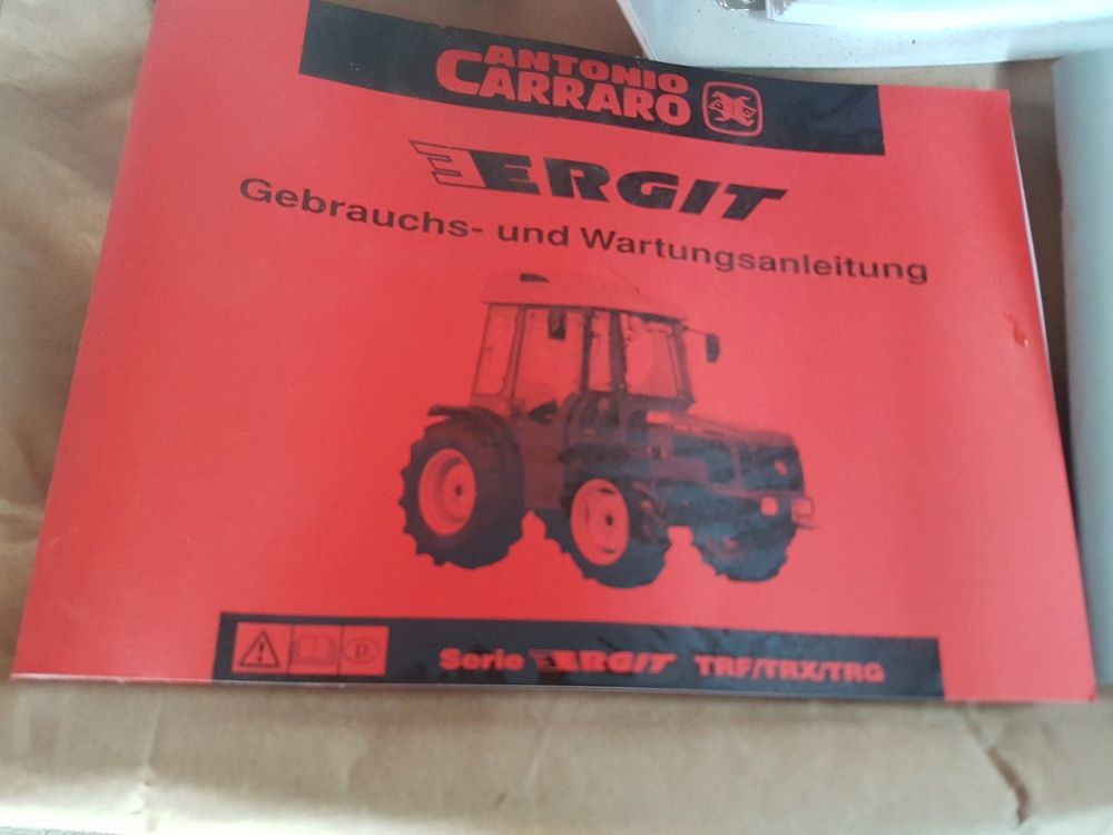 Antonio Carraro Handbücher (Gebraucht) in Aeschlen für CHF 17 – mit ...