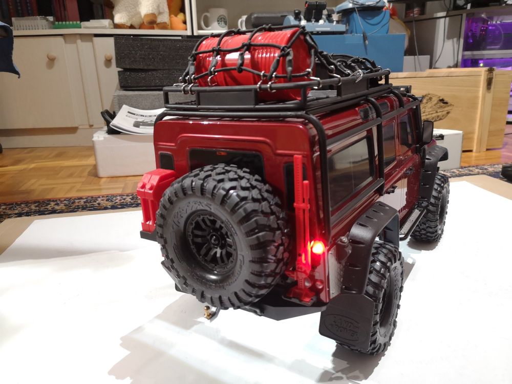 Traxxas TRX4 Land Rover Crawler Rot 1:10 4WD (inkl. Extras) (Gebraucht ...